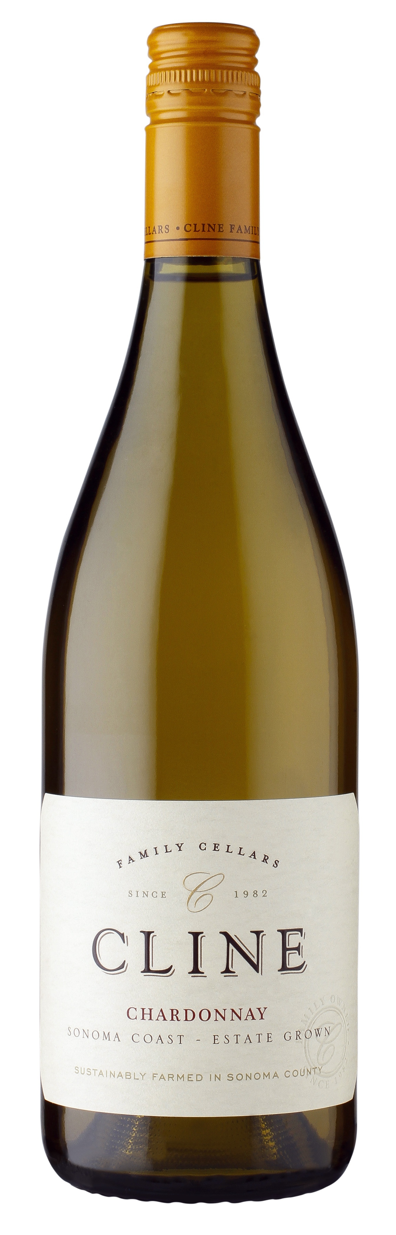 White wine Cline Cellars Chardonnay 2017 - CalifornianWines.eu